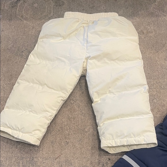Zara | Bottoms | Zara Cream Puffer Pants | Poshmark